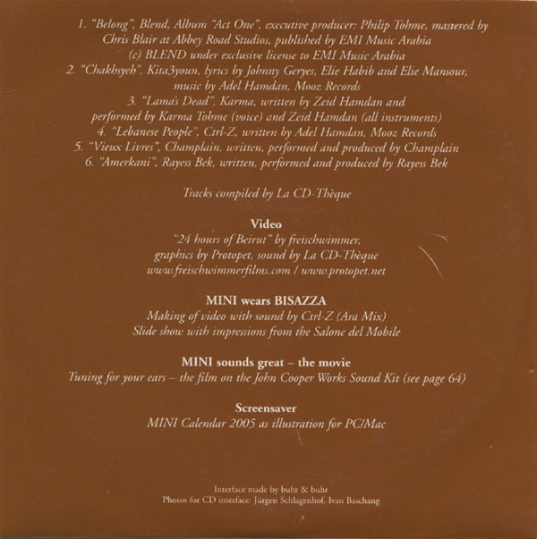 Various - Sound & Pictures Beirut - CD - GreenCookie